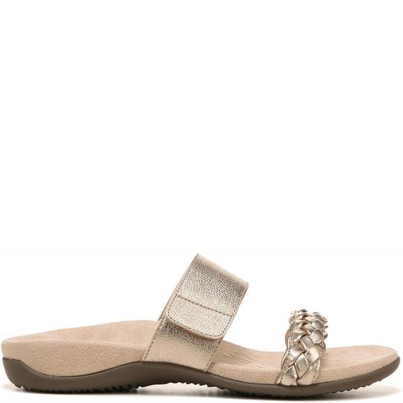 Vionic | Shoes | New Vionic Womens Jeanne Sandal In Gold | Poshmark